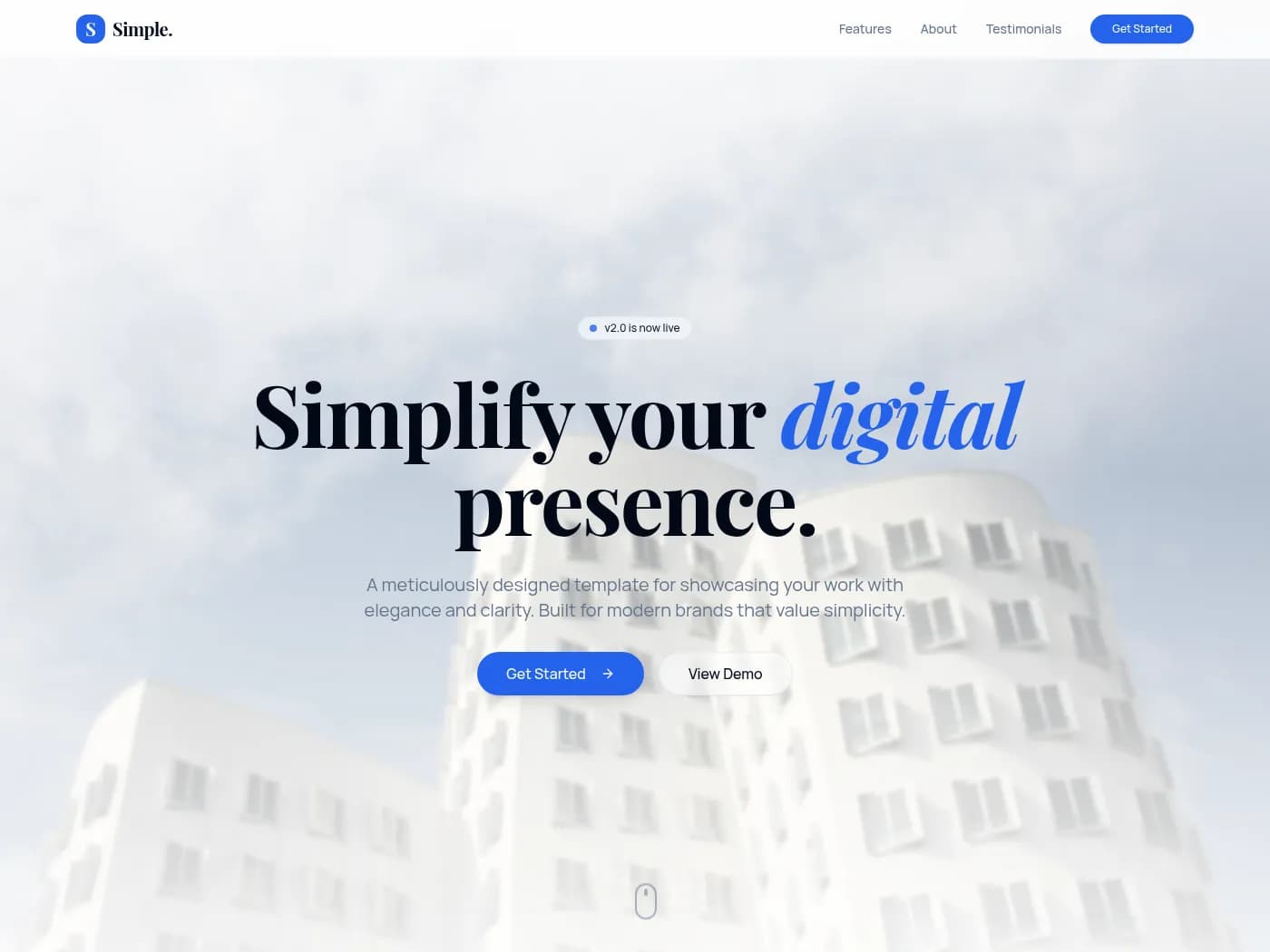 Simple Landing Page