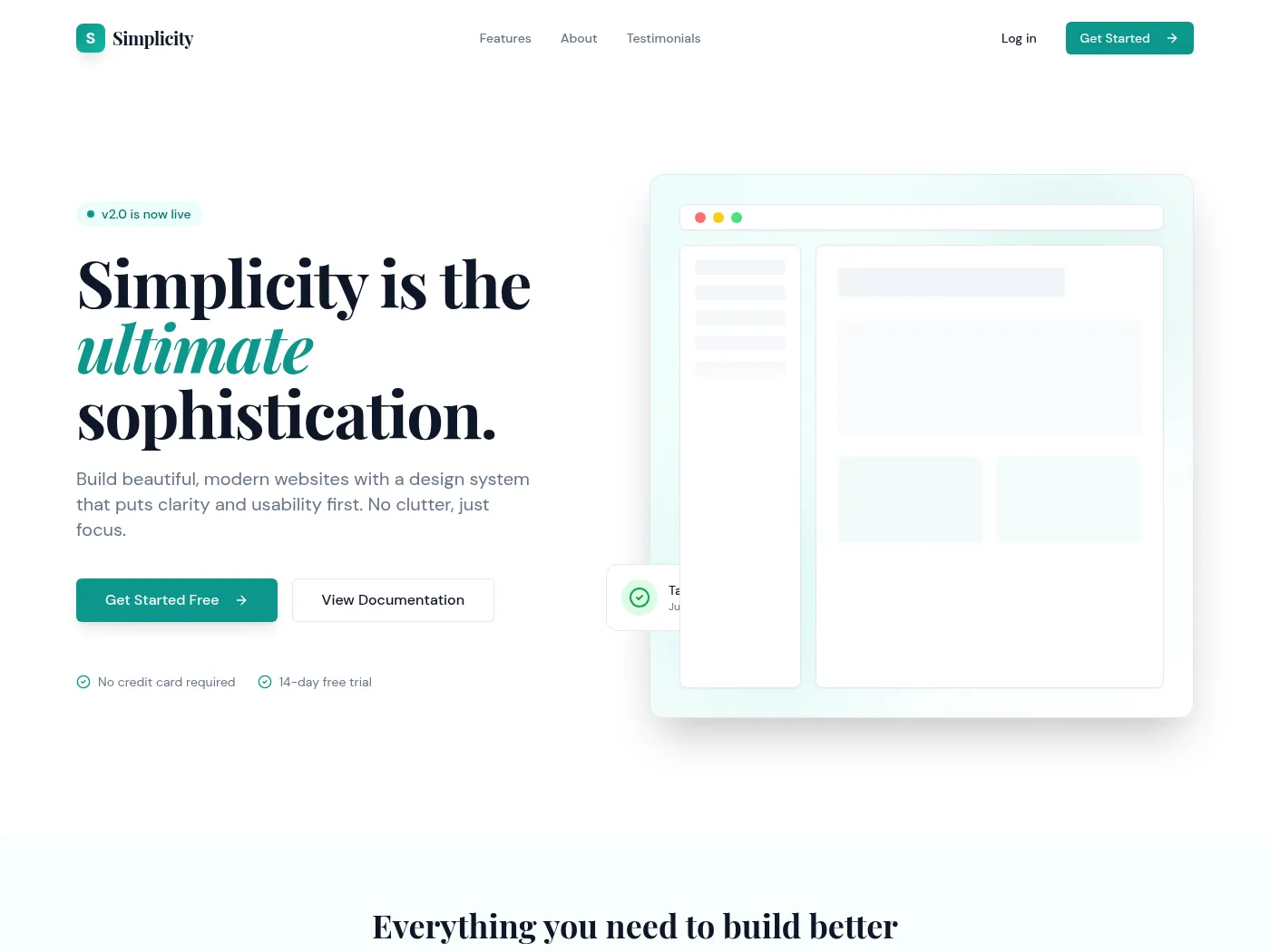 Simple Landing Page