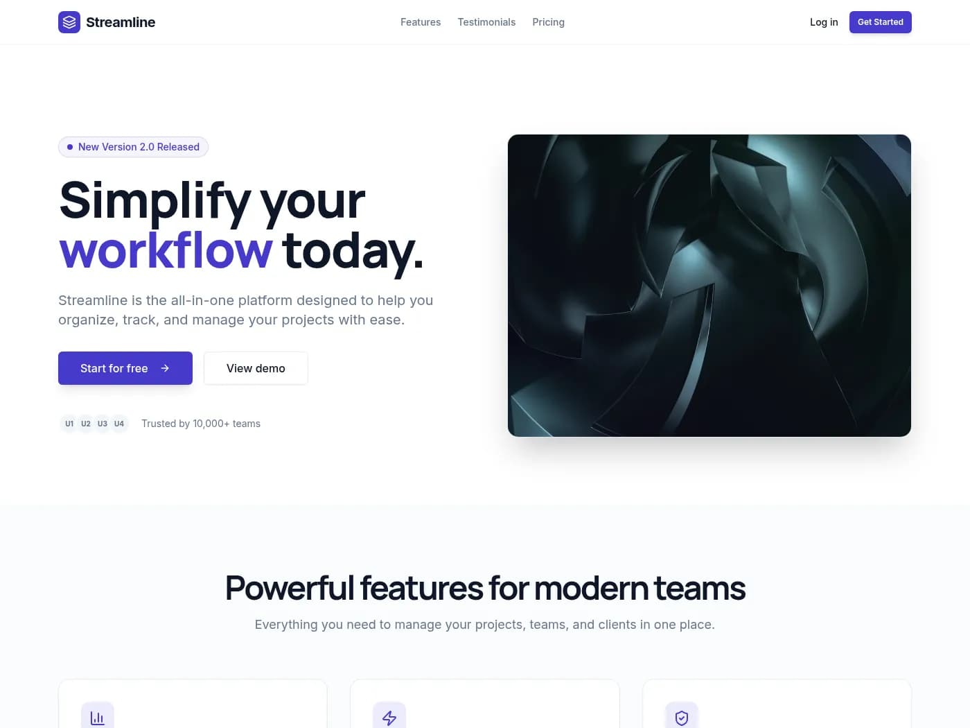 LandingPage Simple