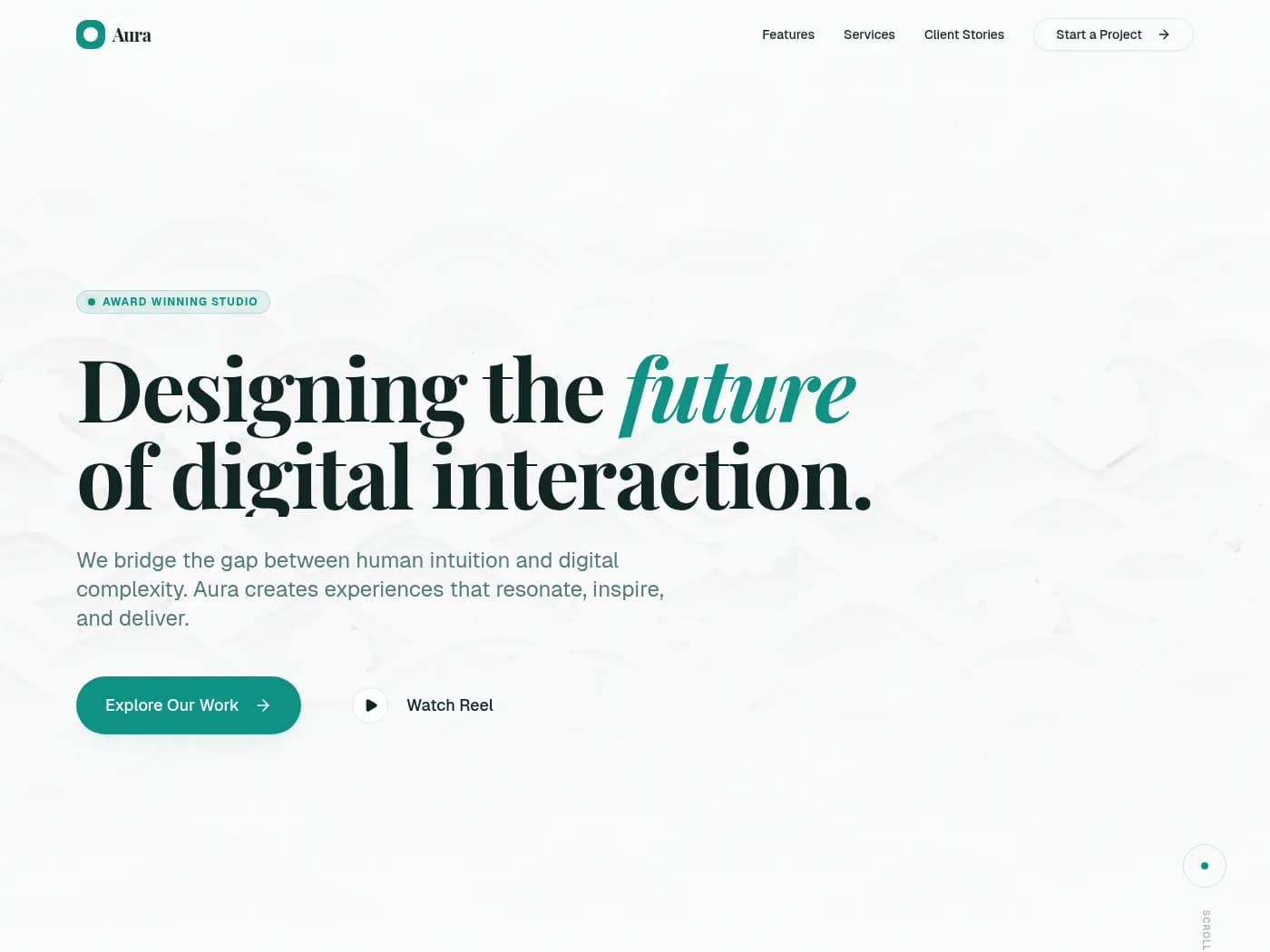 Minimalist Landing Page