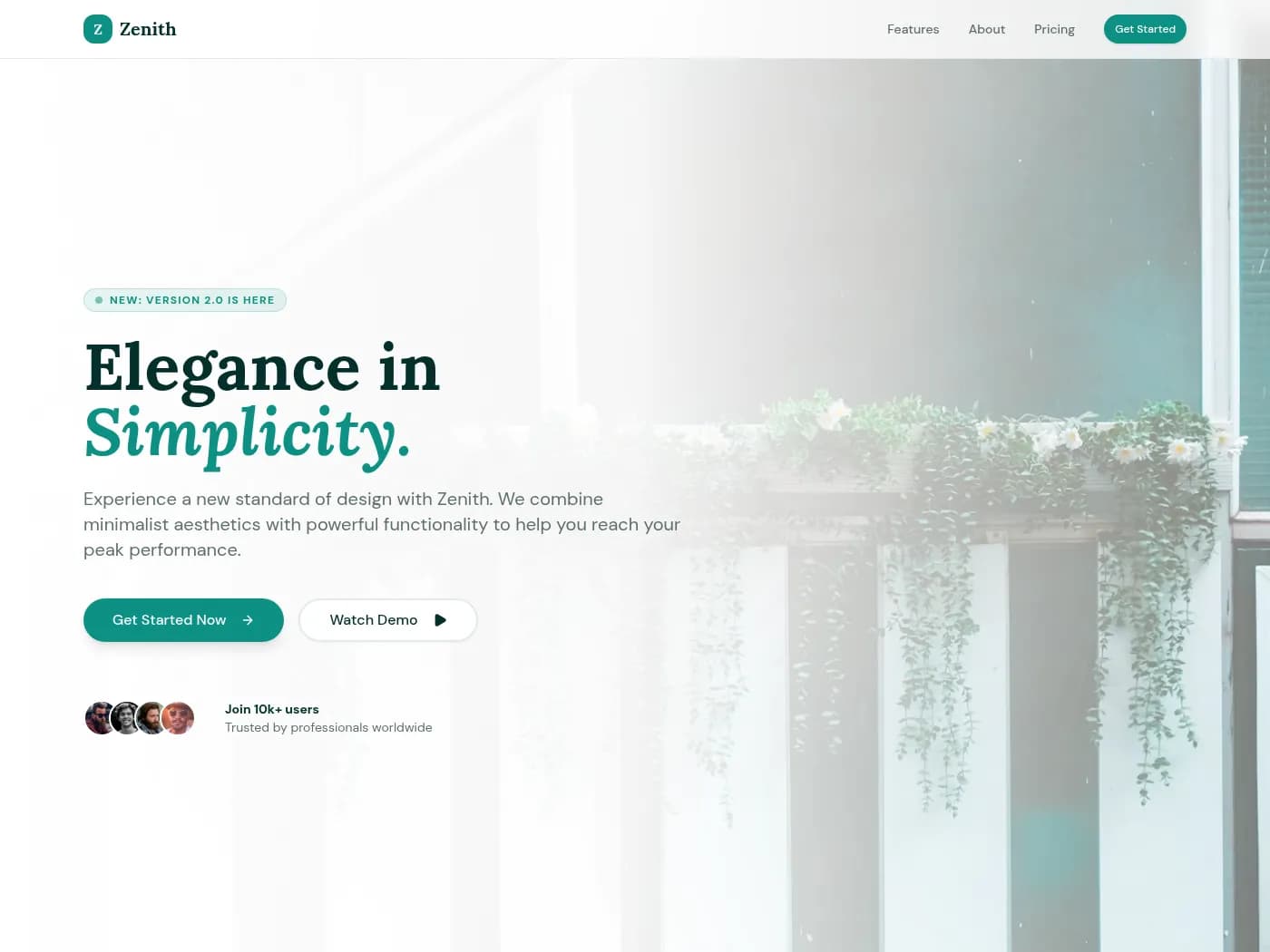 Simple Landing Page
