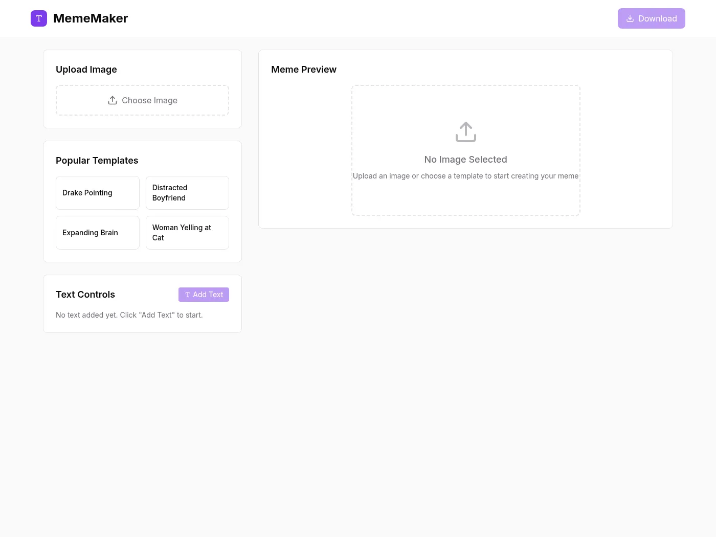 MemeMaker: Simple Meme Creation App