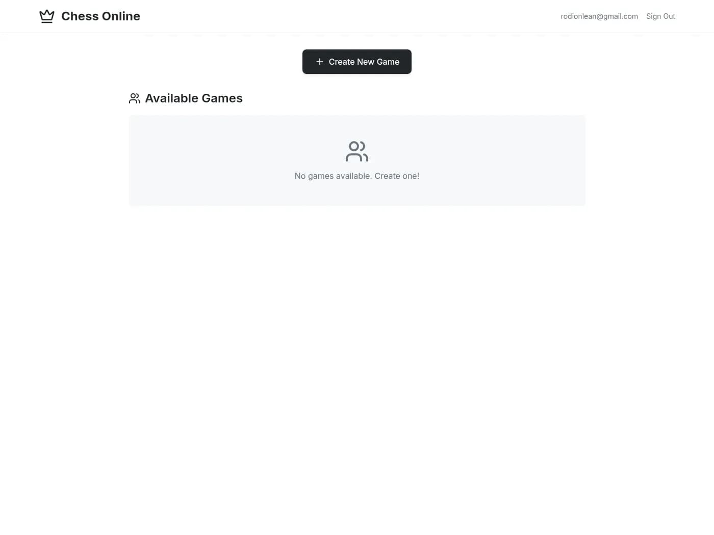 Simple Online Chess Game