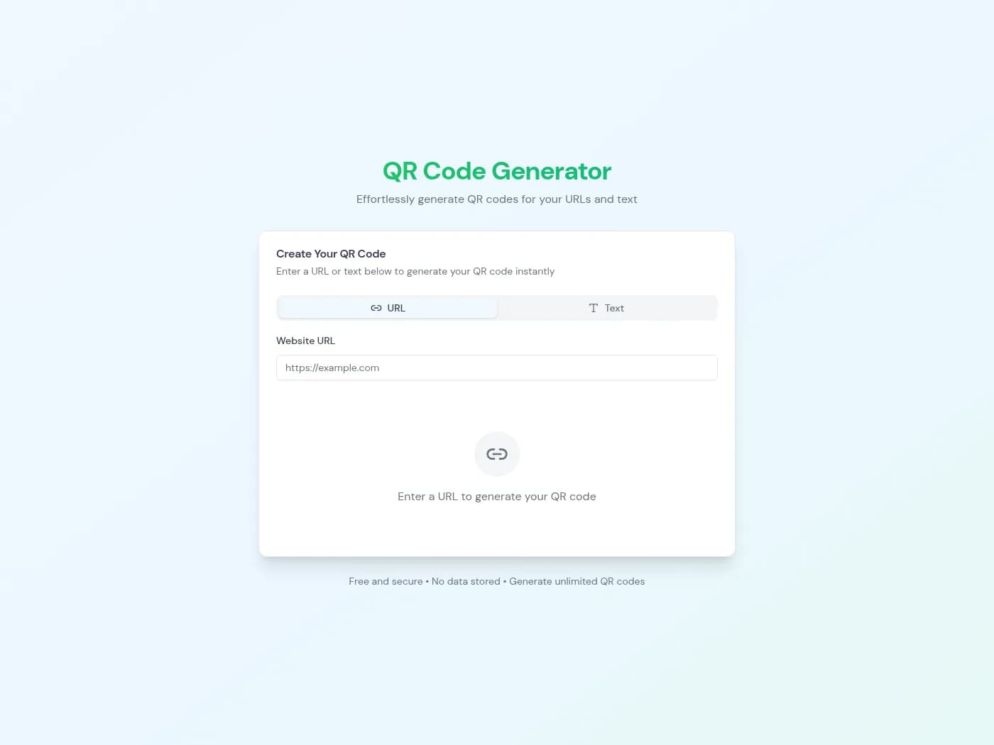 Simple QR Code Generator