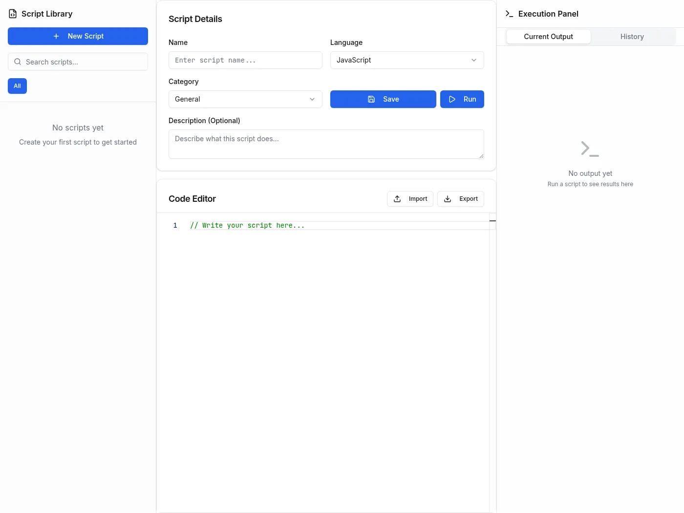 Simple Script Utility