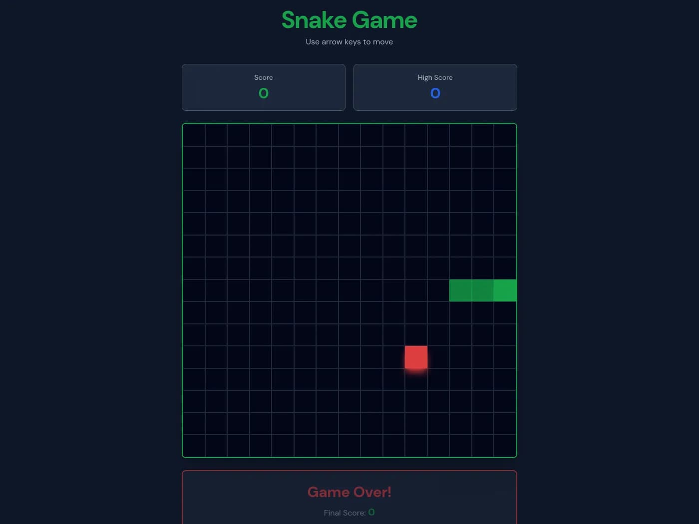 Simple Snake Game