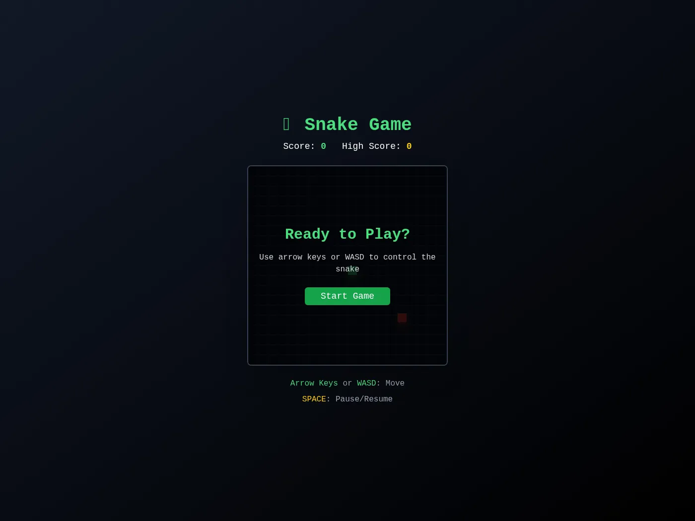 Simple Snake Game