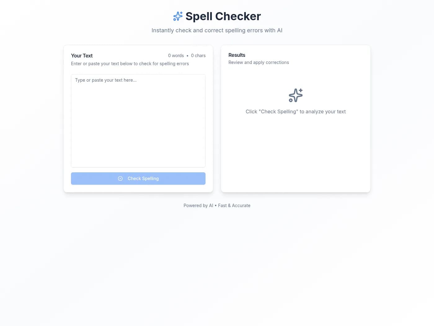 Simple Spell Checker