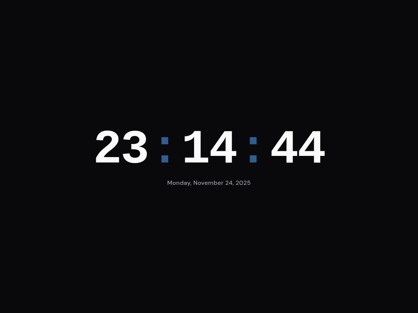 Simple Time Display App