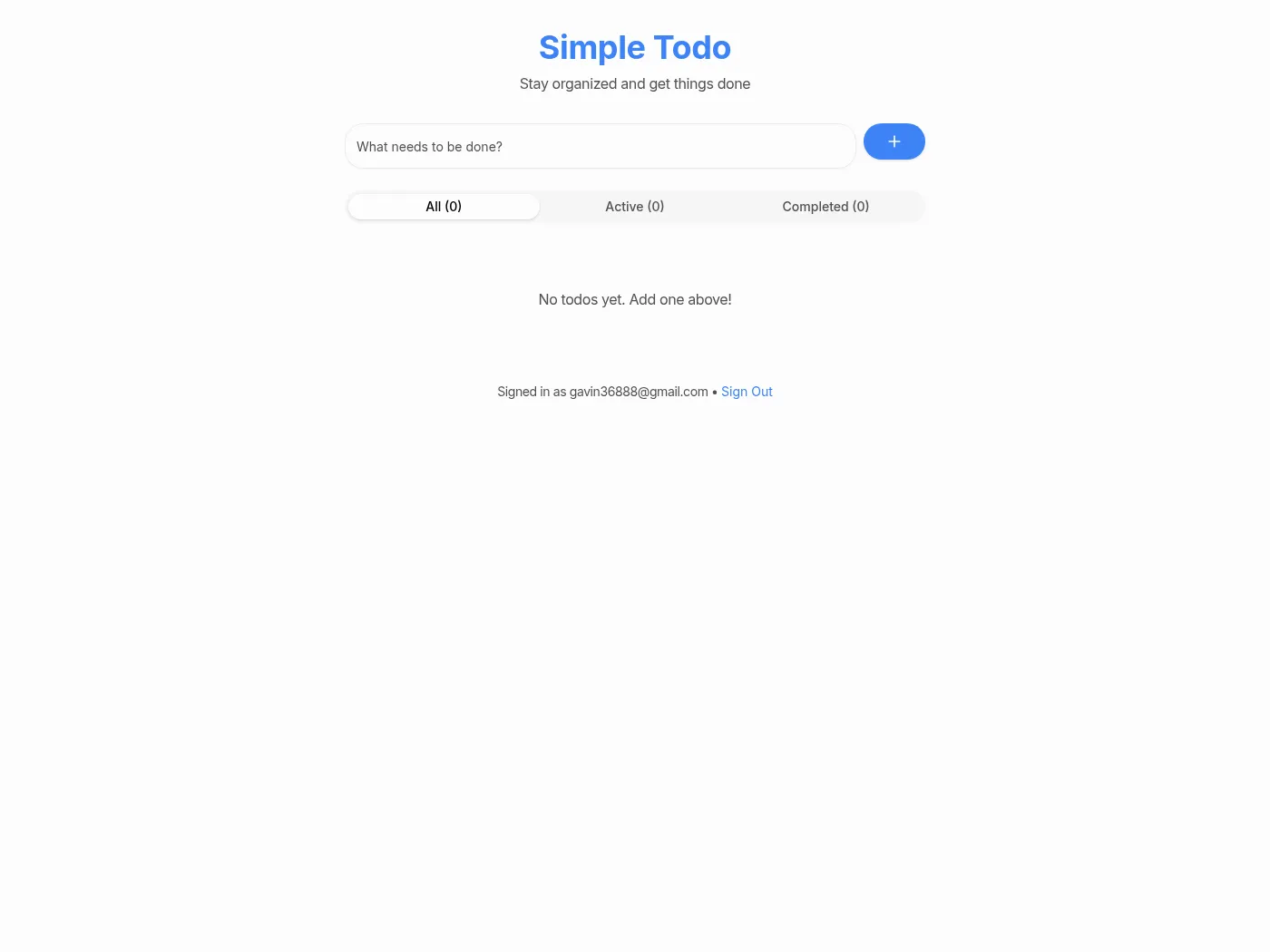 Simple Todo App