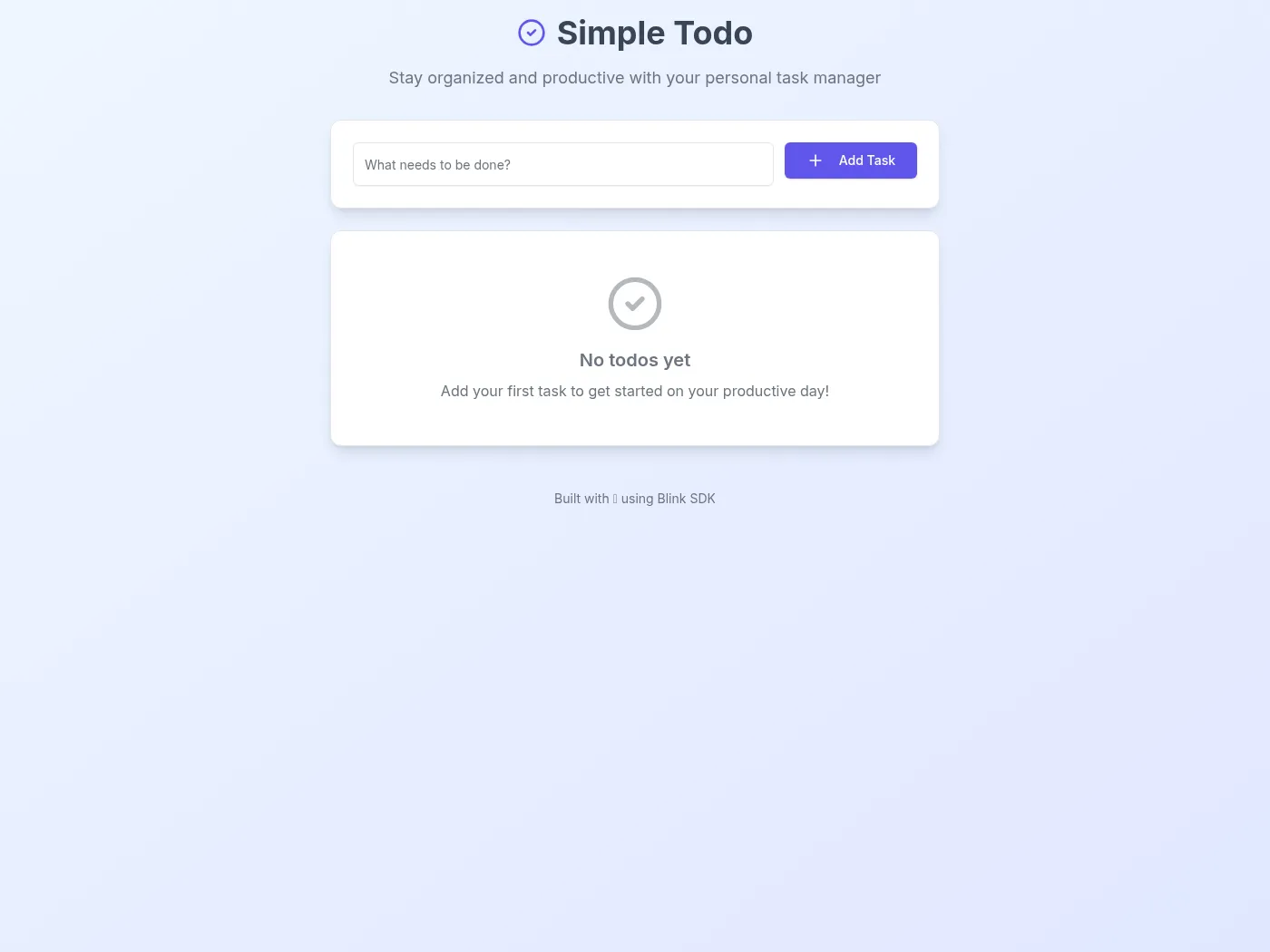 Simple To-Do App with Backend and Database