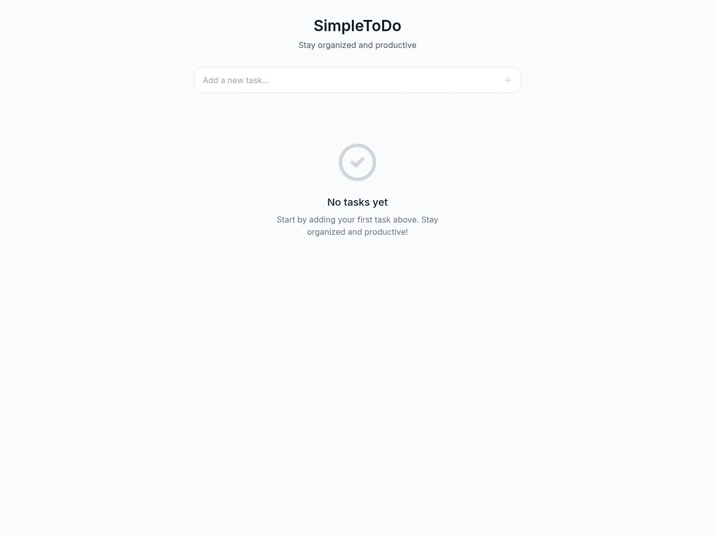 SimpleToDo – Inspired by Any.do