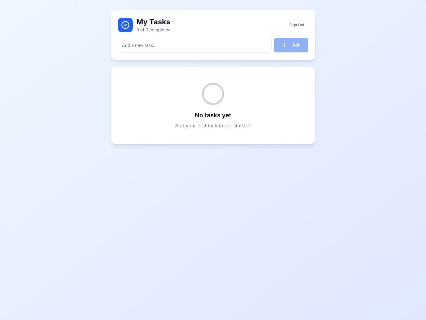 Simple Todo List App
