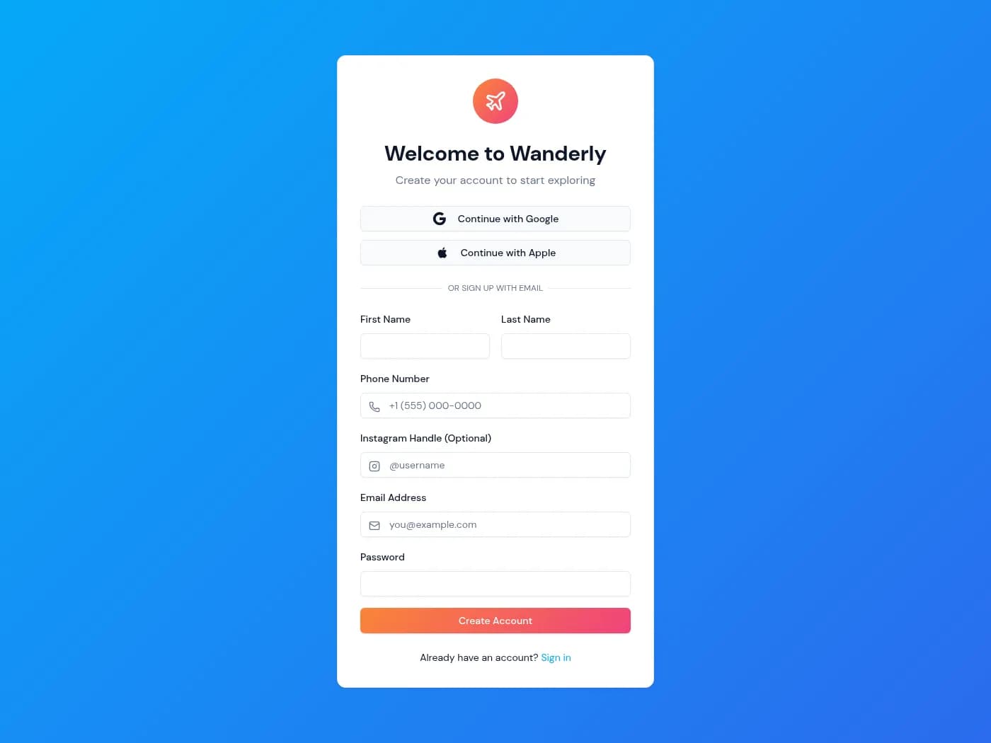 Simple Web App Starter