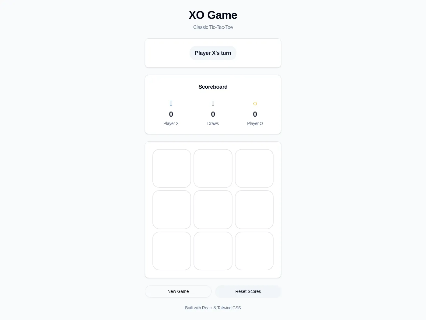 Simple XO Game