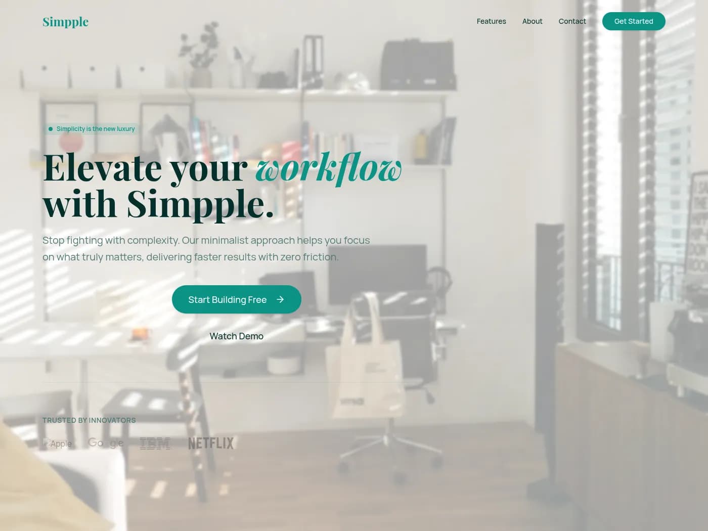 Simpple Landing Page