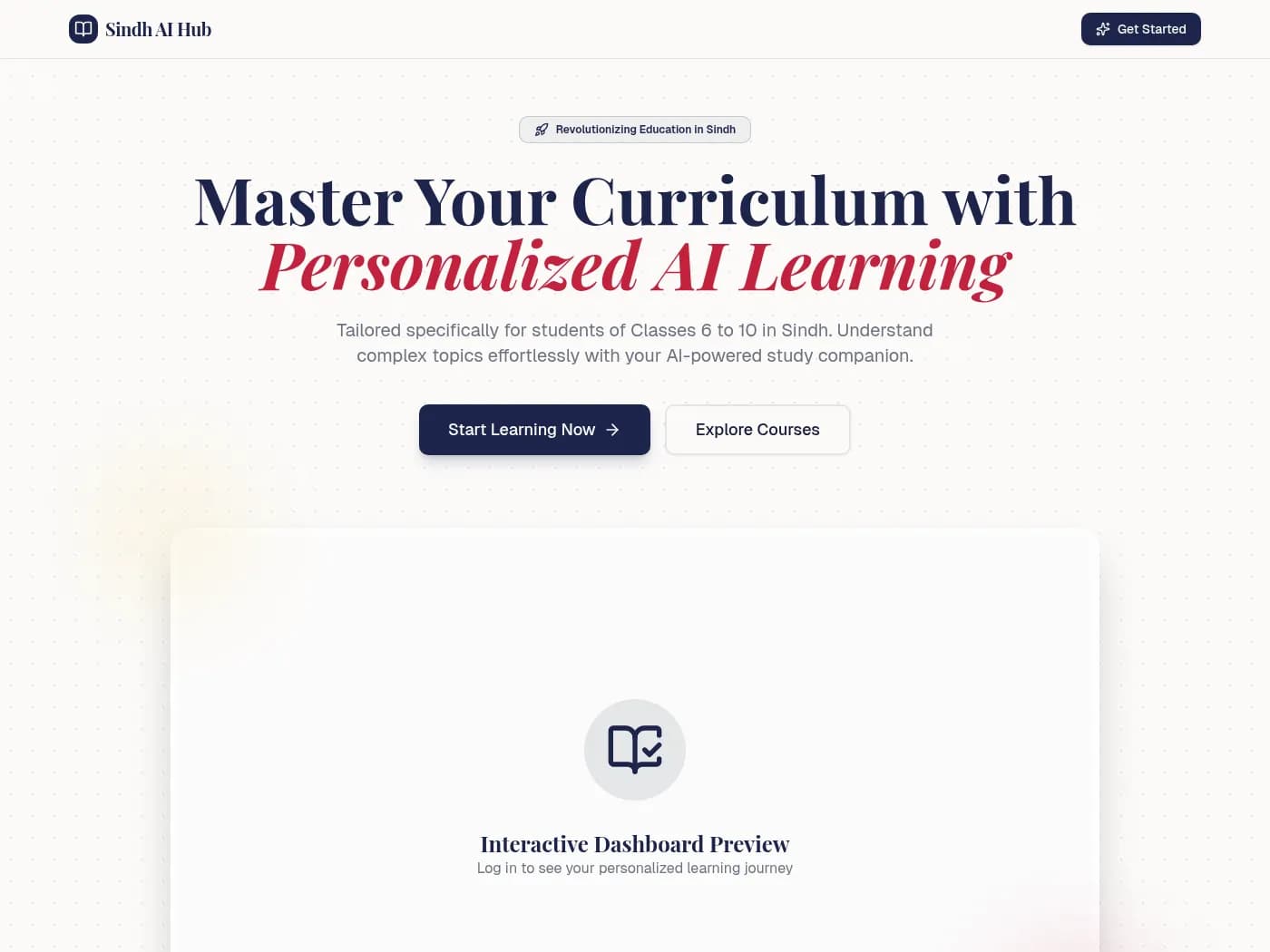 Sindh AI Learning Hub