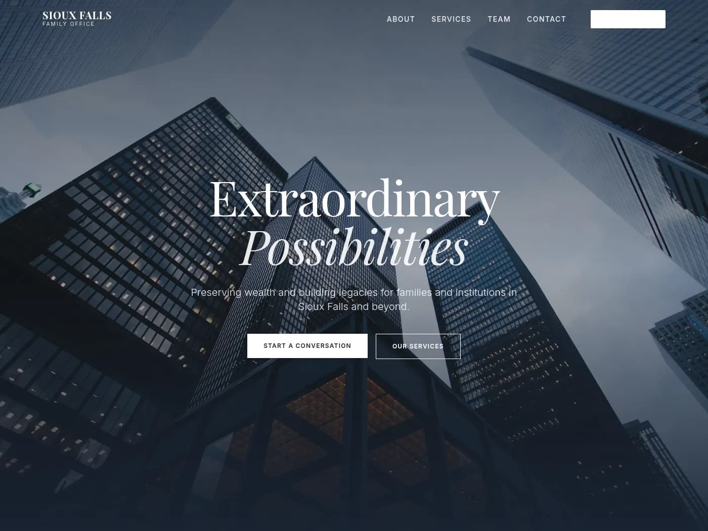 Sioux Falls Multifamily Office Website