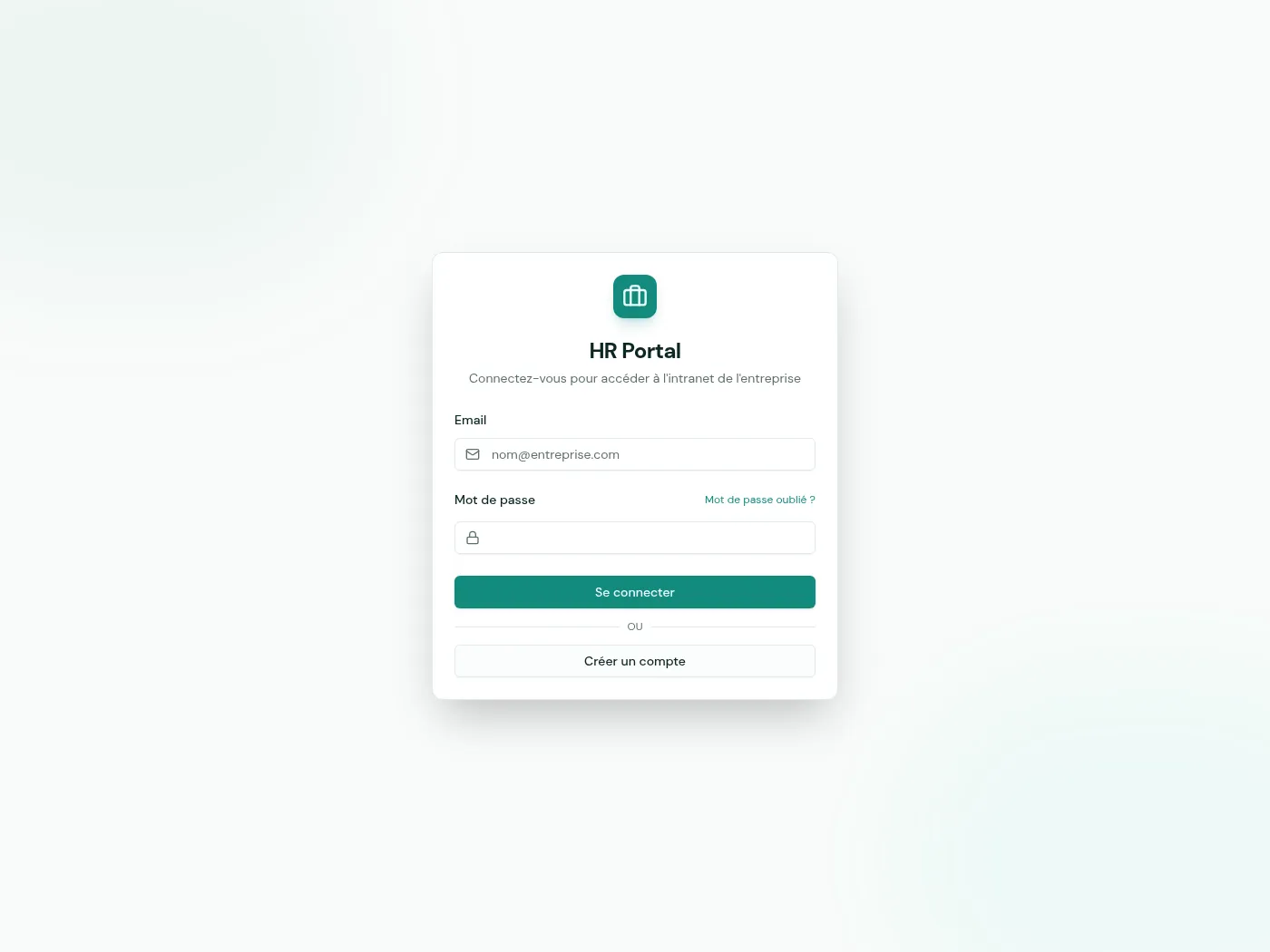 SIRH Intranet Portal