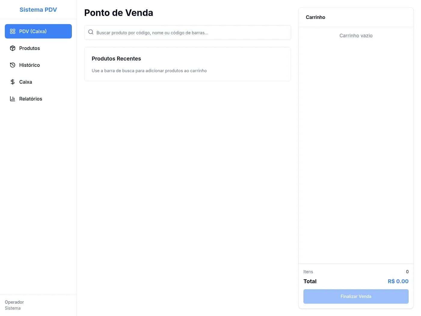 Sistema PDV Completo para Supermercados