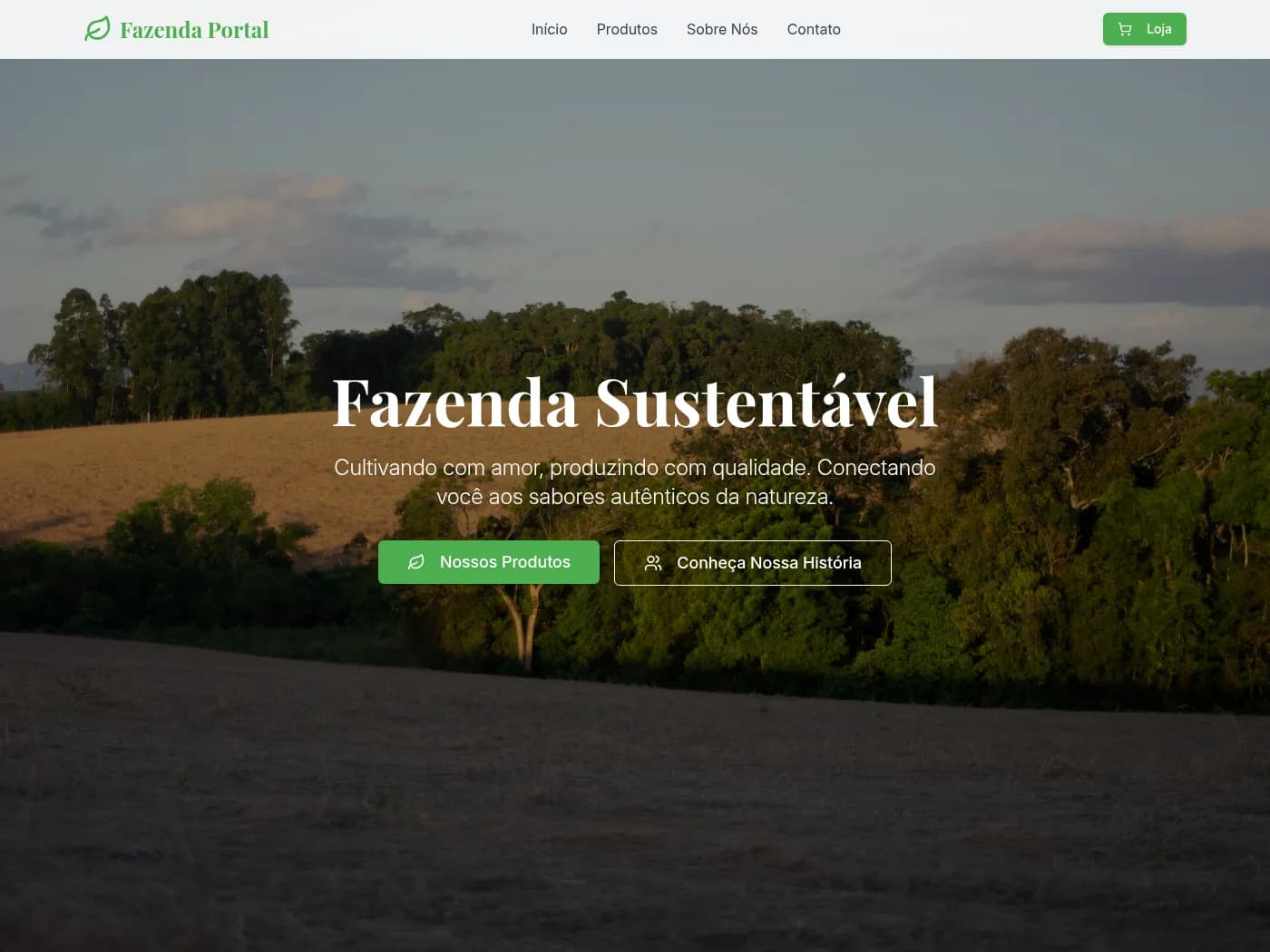 Fazenda Site Portal