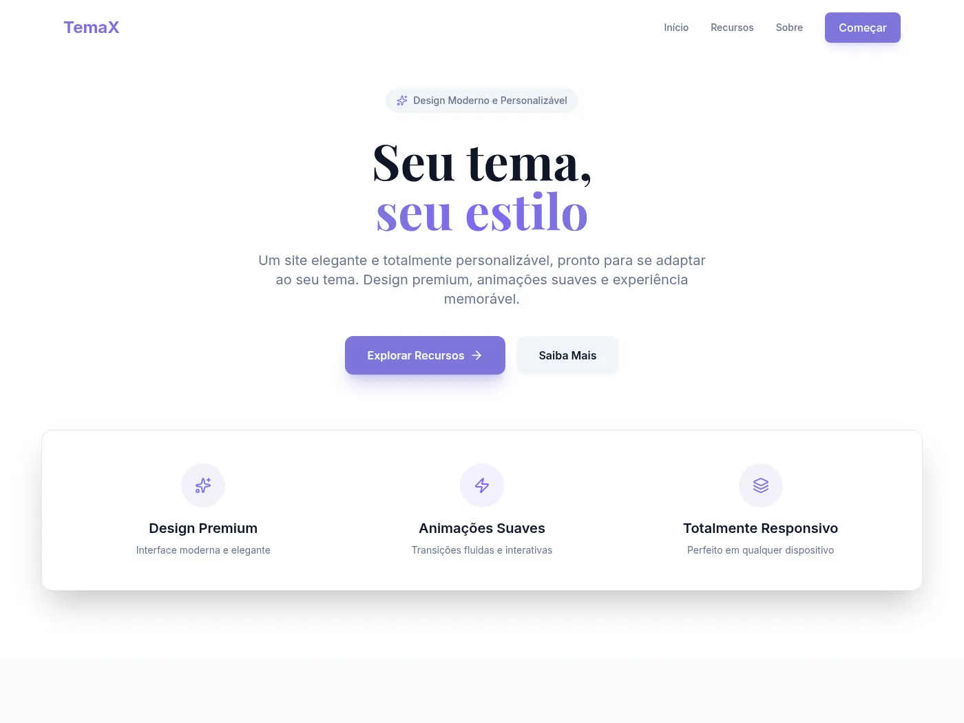 Site Temático Inicial