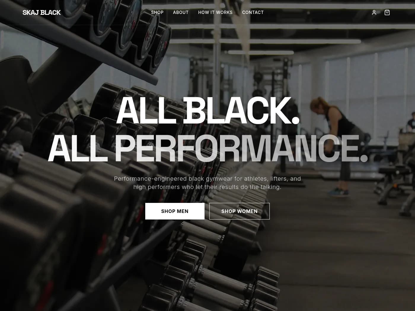 SKAJ Black D2C Store