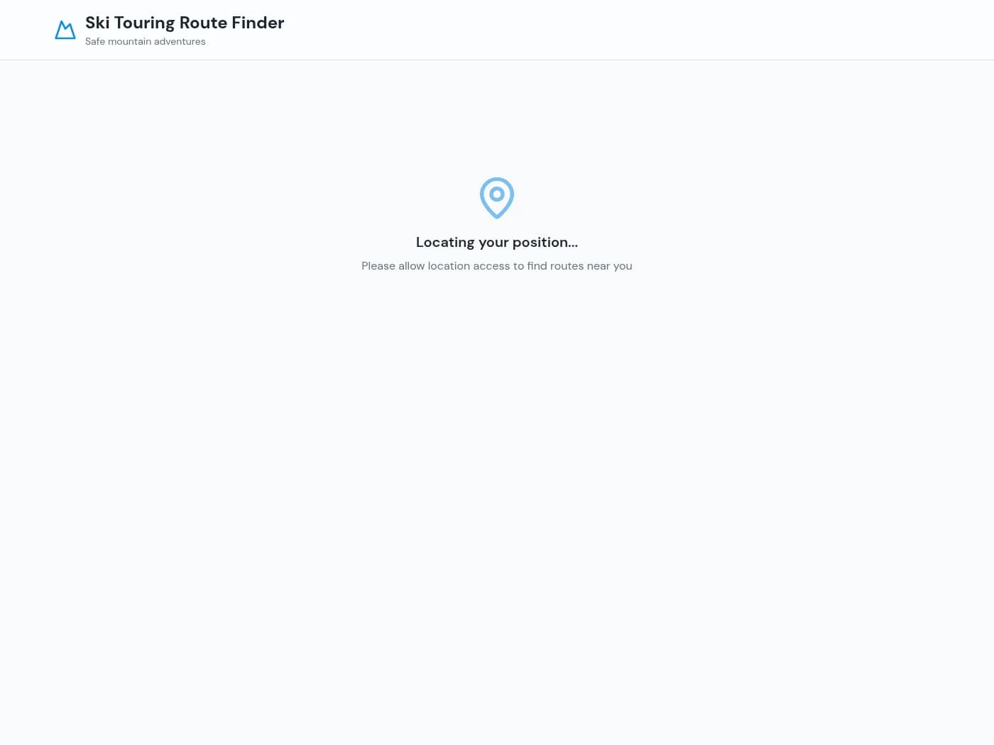 Smart Ski Touring Route Finder