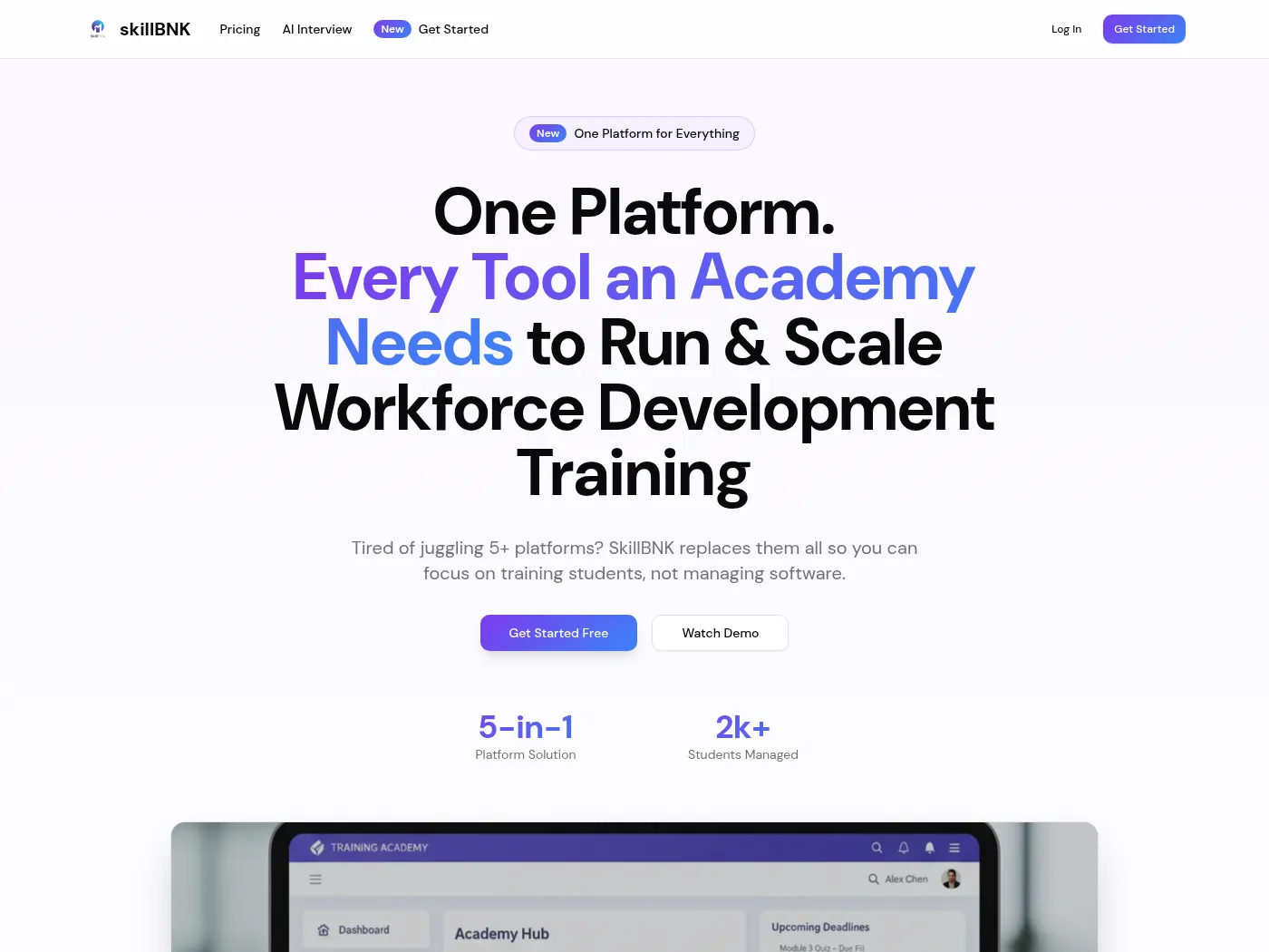 SkillBnk - Skills Marketplace Platform