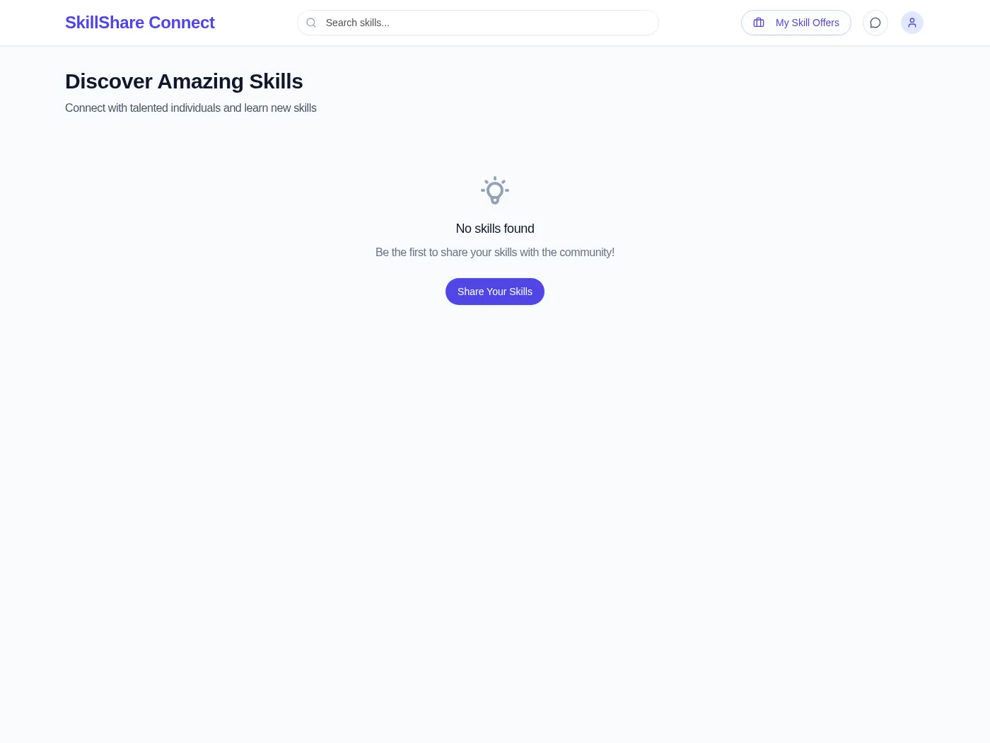 SkillShare Connect: MERN-Based Skill Sharing Platform