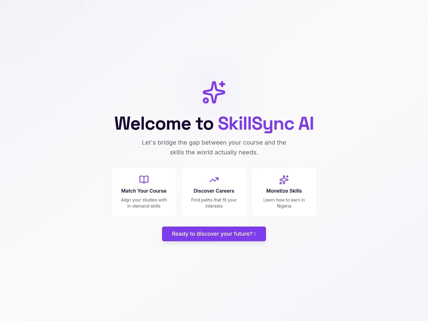 SkillSync AI: Empowering Nigerian Students with Career-Ready Skills