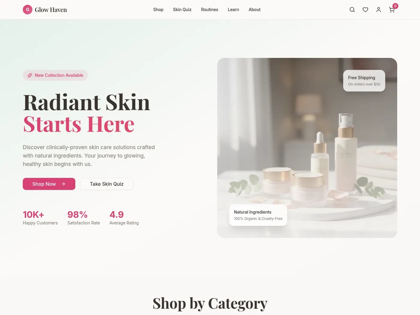 Skin Care Products Hub