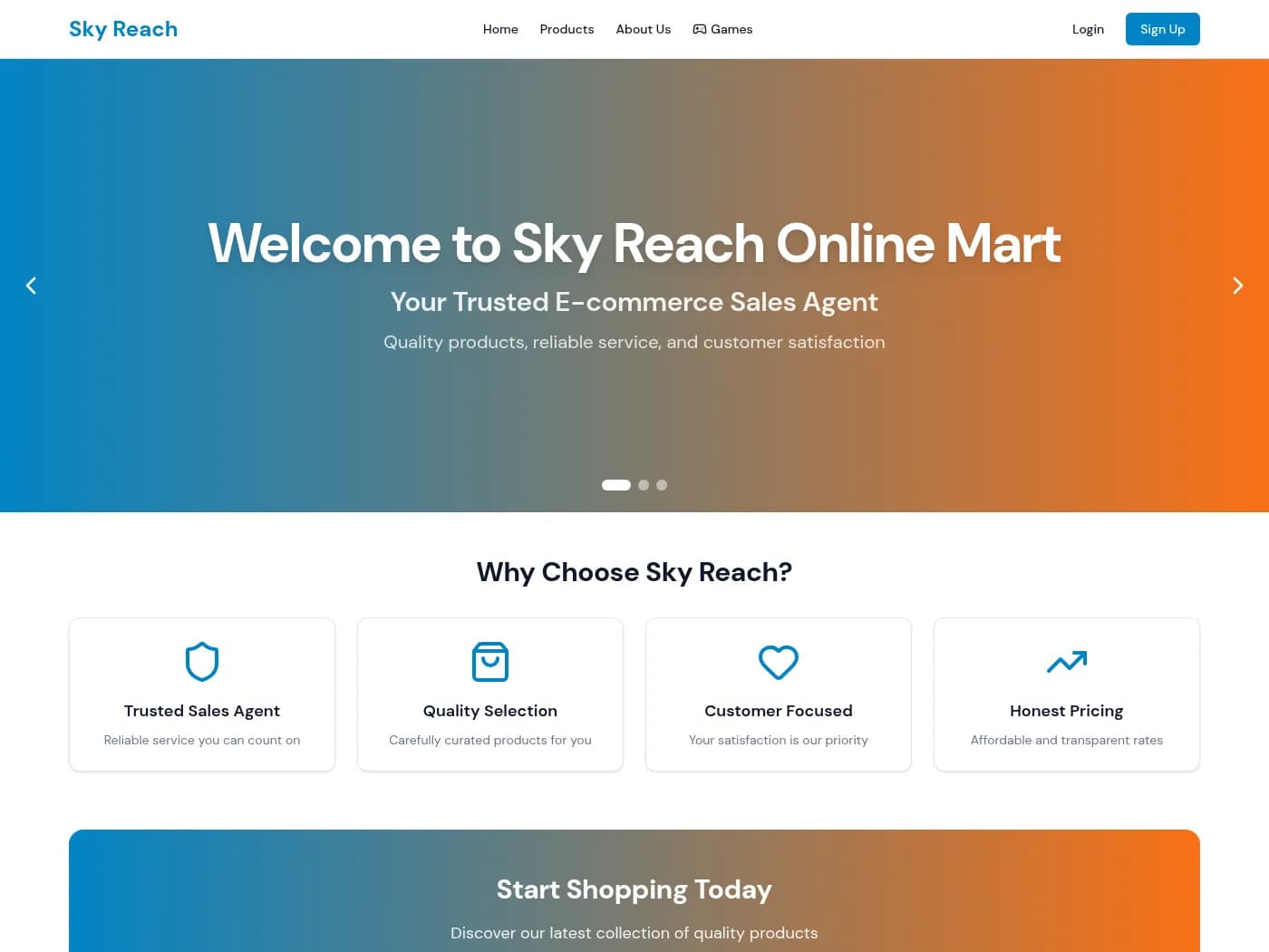 Sky Reach Online Mart – E-commerce Platform for Sri Lankan Fashion & More