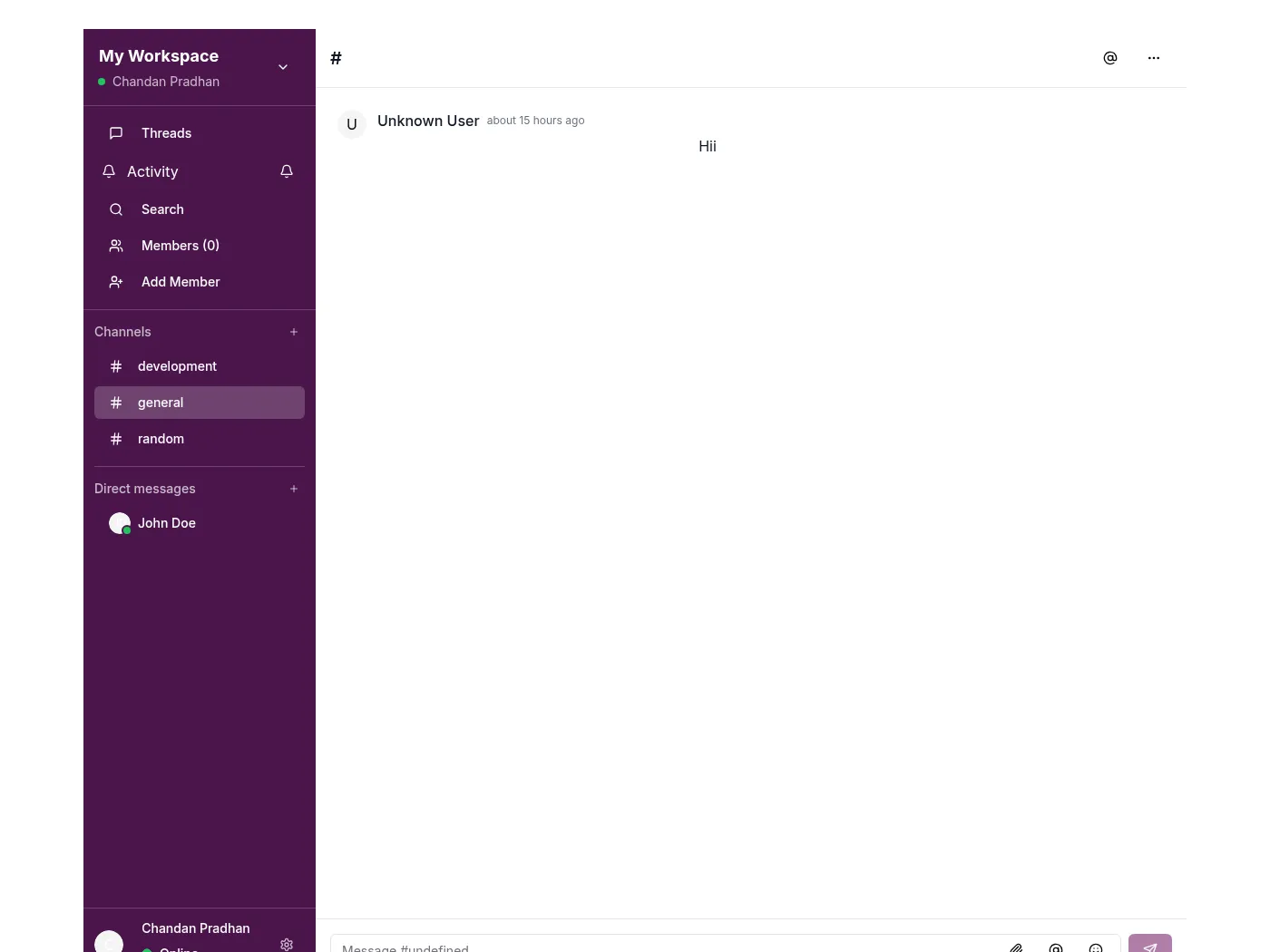 Slack Clone - Real-Time Team Communication Platform