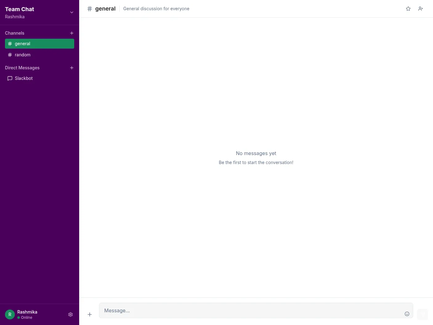 Team Chat Collaboration Platform