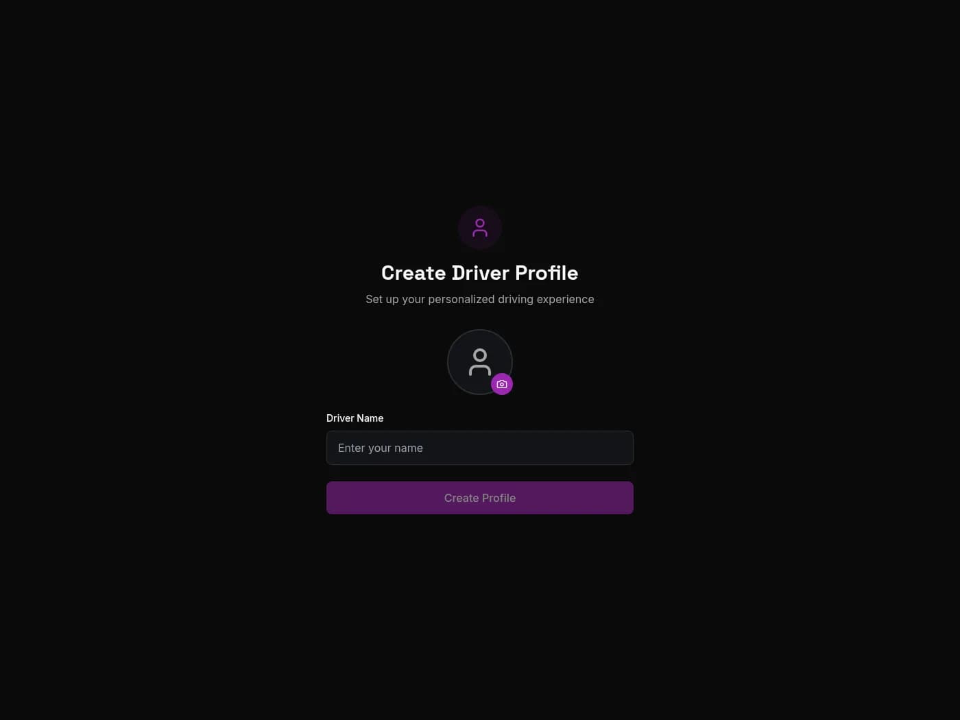 Futuristic Slack-Style Car Infotainment UI