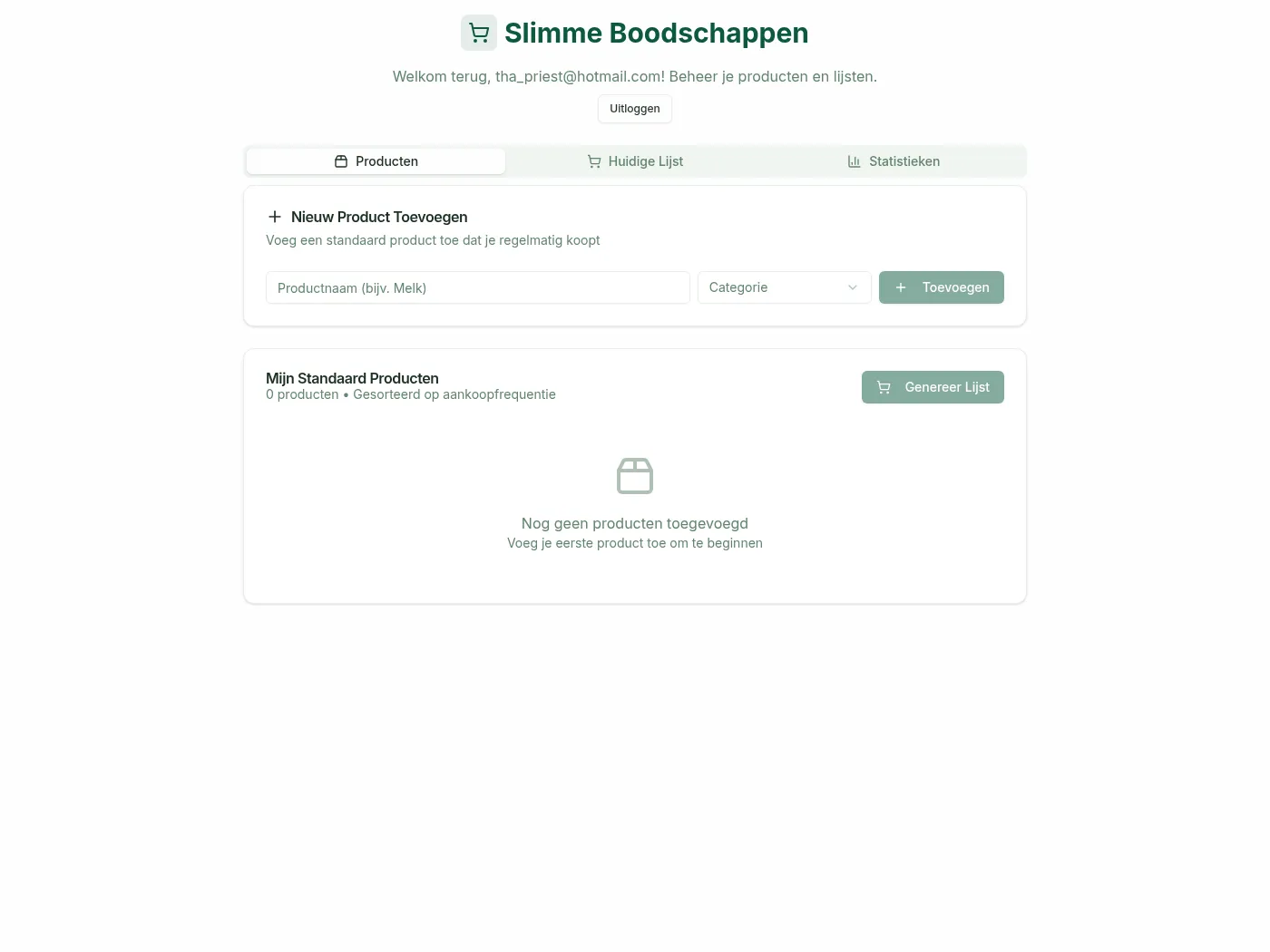 Slimme Boodschappen Assistent