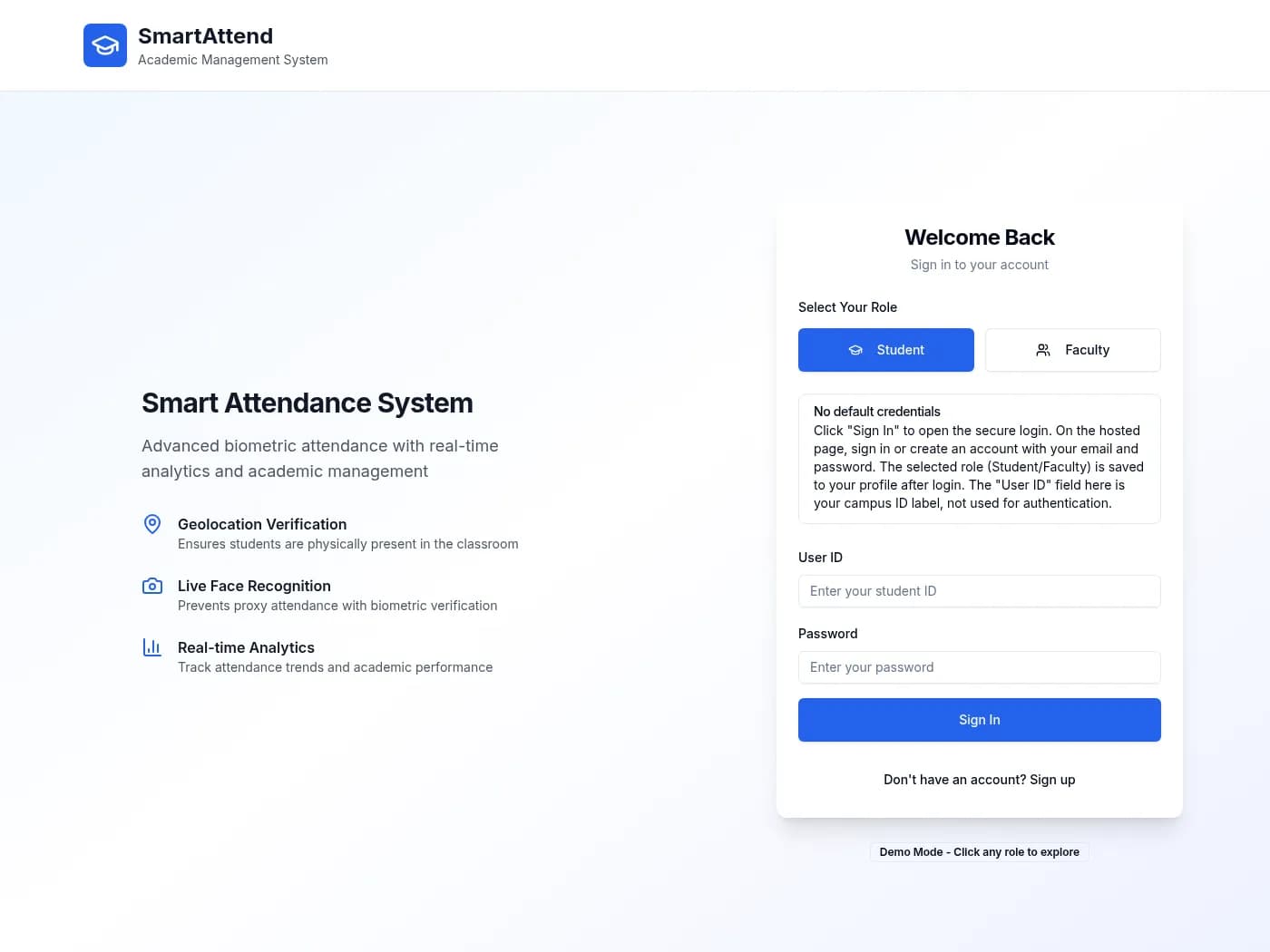 Smart Attendance & Academic Management System for Colleges