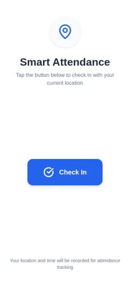 Smart Attendance Mobile App
