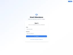 Smart Attendance - Offline-First Flexible Attendance System for Any Campus
