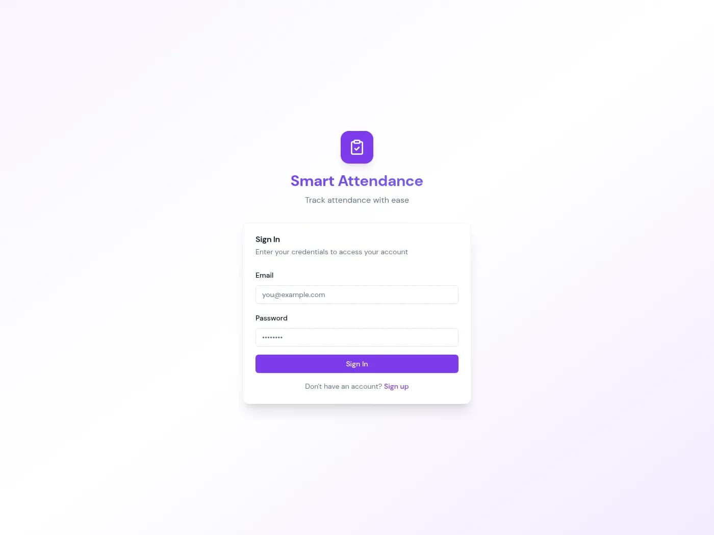 Smart Attendance System