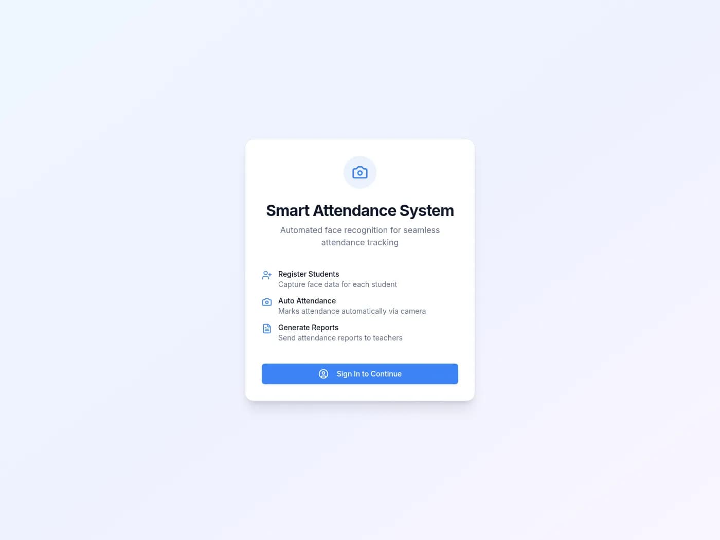 Smart Attendance System with Face Recognition and Classroom Monitoring
