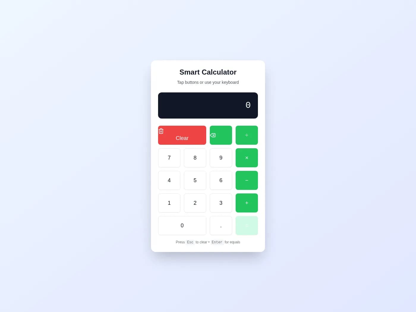 Smart Calculator