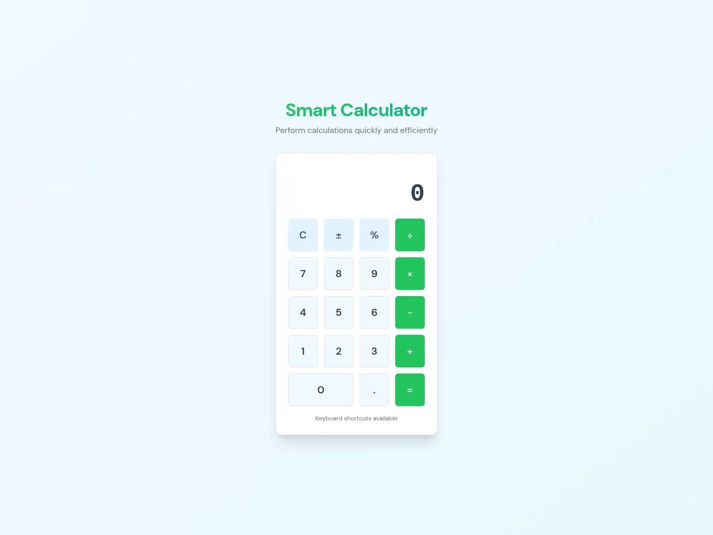 Smart Calculator