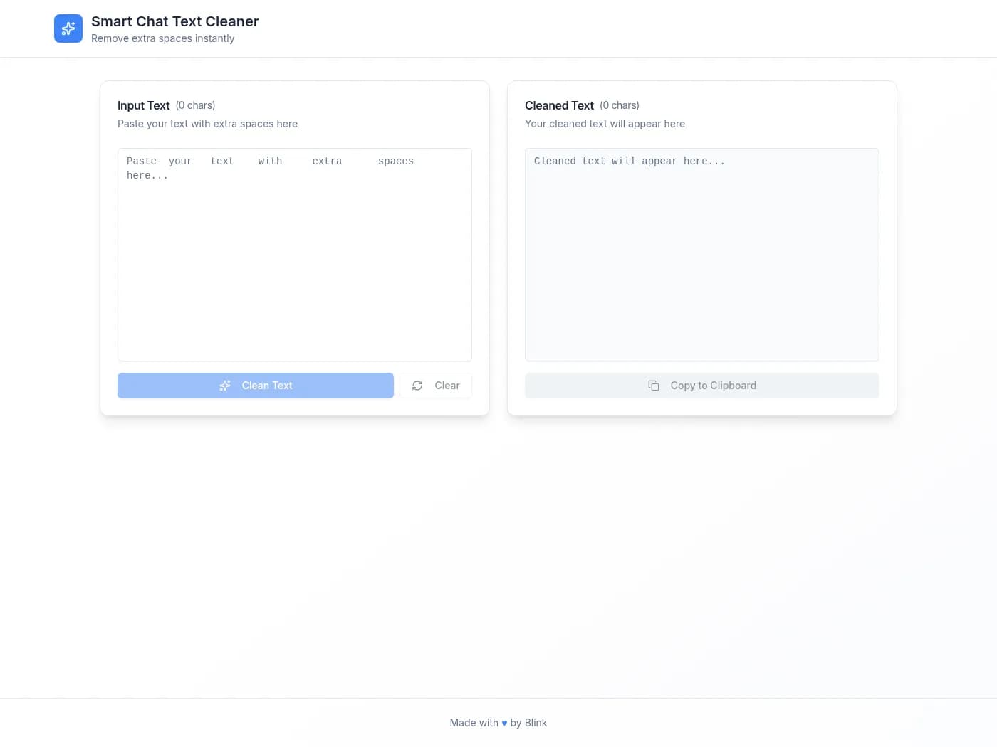 Smart Chat Text Cleaner