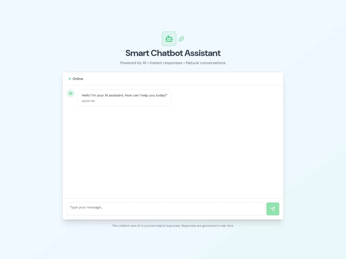 Smart Chatbot Assistant