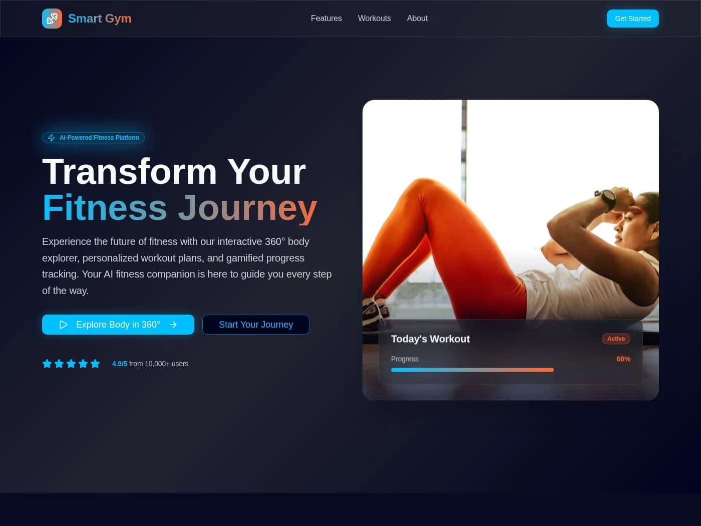 Smart Gym Interactive Fitness Platform