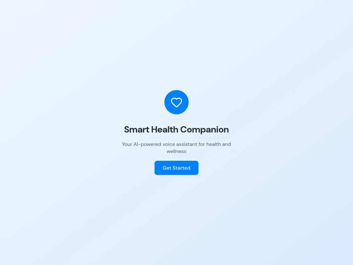 Smart Health Companion: Your AI-Powered Voice Assistant for Elderly Care
