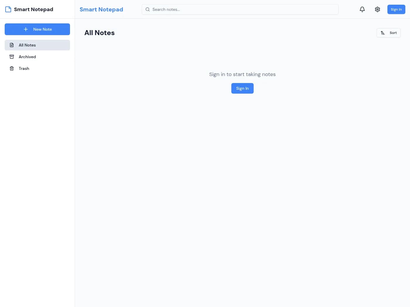Smart Notepad: AI-Powered Note-Taking Web App