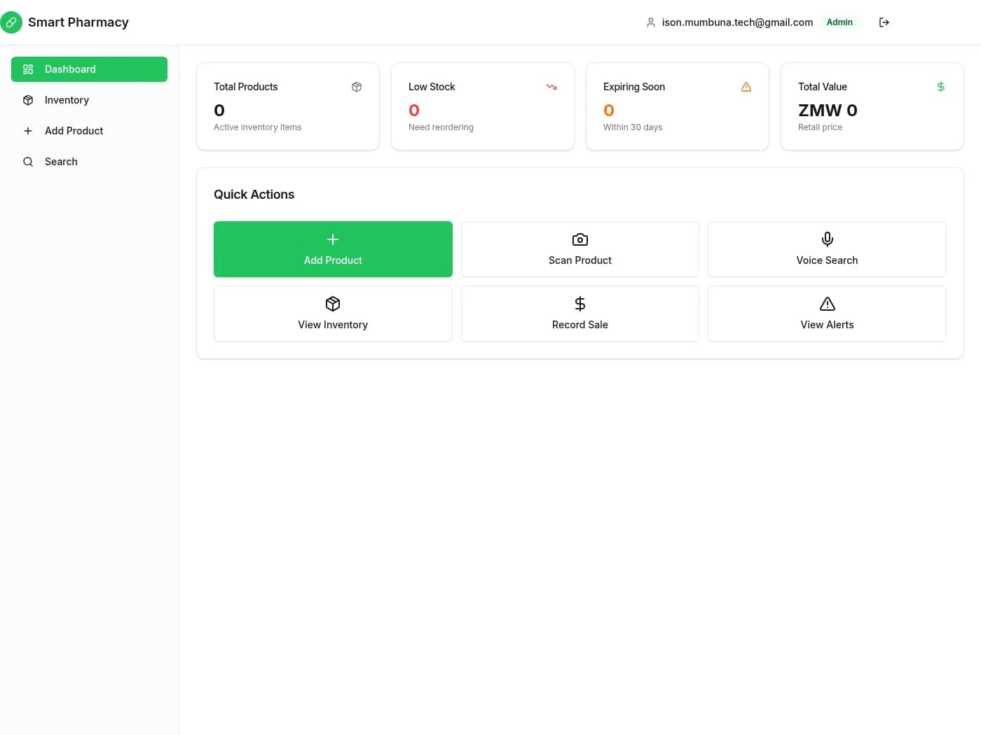 Smart Pharmacy Inventory: AI-Driven Offline App for Zambian Healthcare